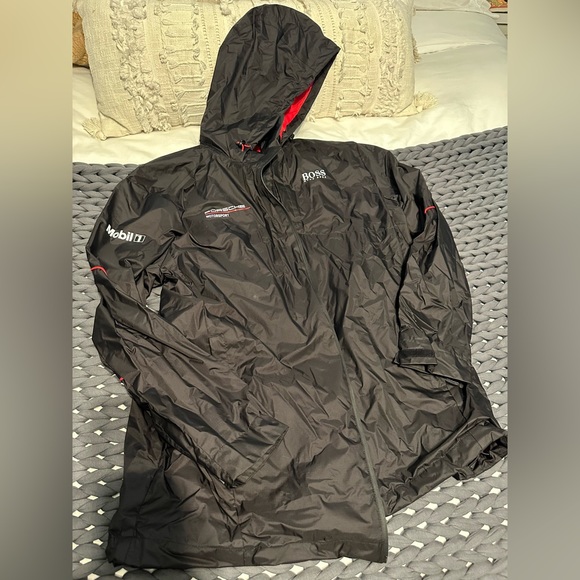 Hugo Boss | Jackets & Coats | Hugo Boss Porsche Motorsport Raincoat ...